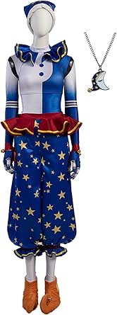 Amazon.com: Dazsmoy Womens Clown Costume Sundrop and Moondrop Clothes ...
