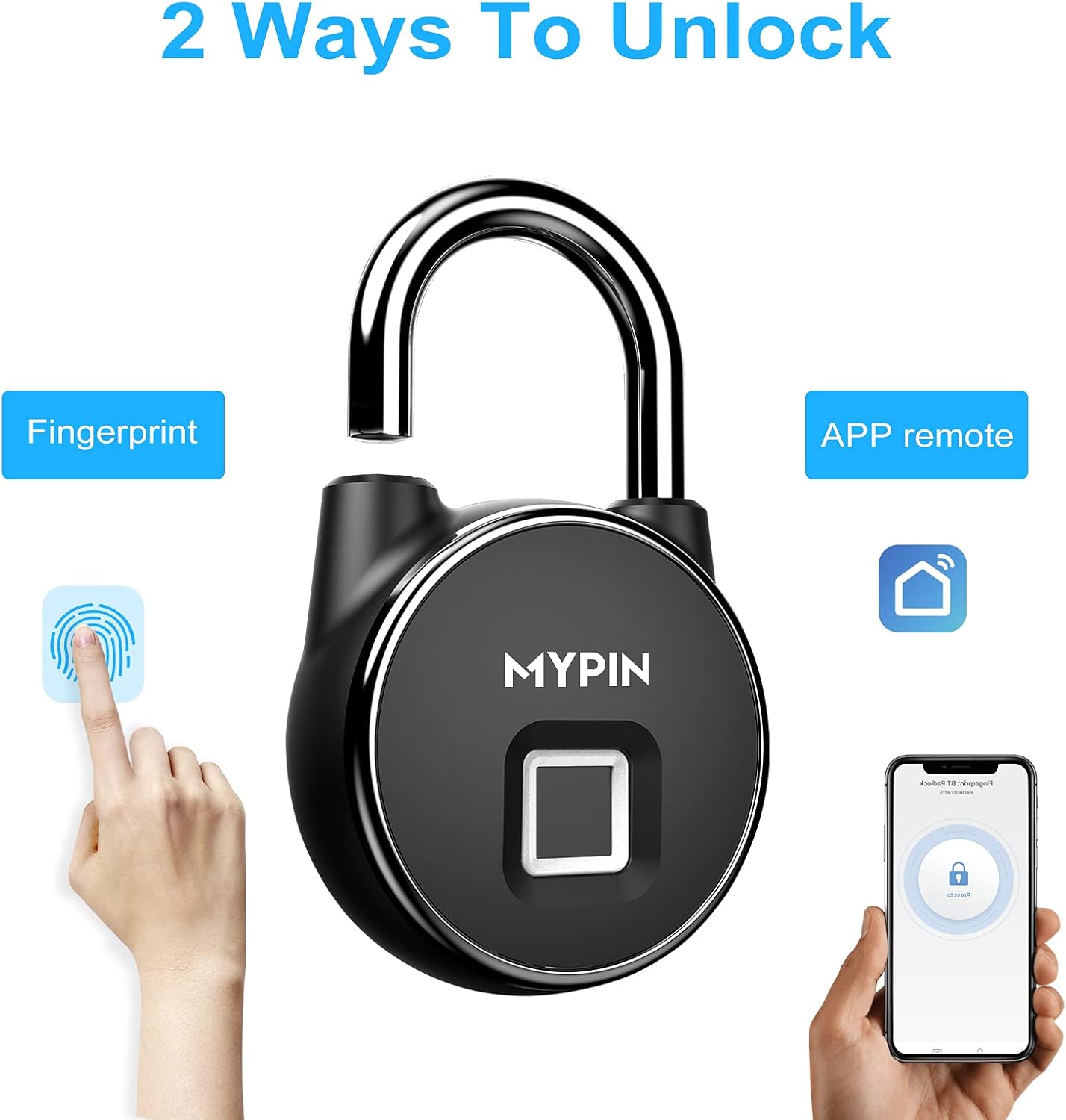 Buy Fingerprint Padlock Smart Keyless Bluetooth Lock APP Fingerprint Unlock Anti Theft Padlock Buy Fingerprint Padlock Smart Keyless Bluetooth Lock APP Fingerprint Unlock Anti Theft Padlock