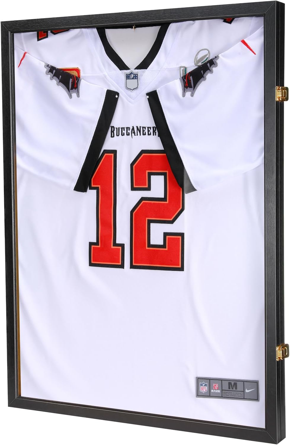 Amazon.com: Black Oversized Jersey Shadow Box Display Case 24x36 - MDF ...