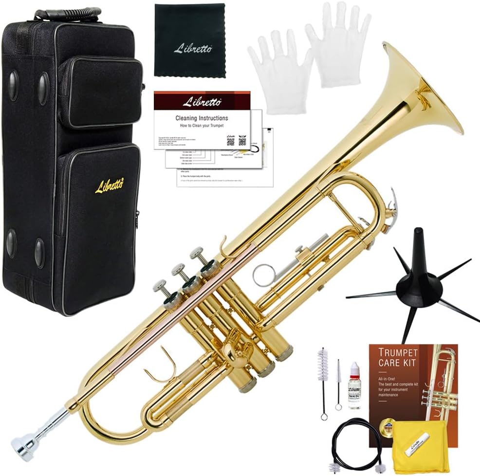 Amazon.com: Etude ETR-100 Series Student Bb Trumpet Lacquer : Musical ...