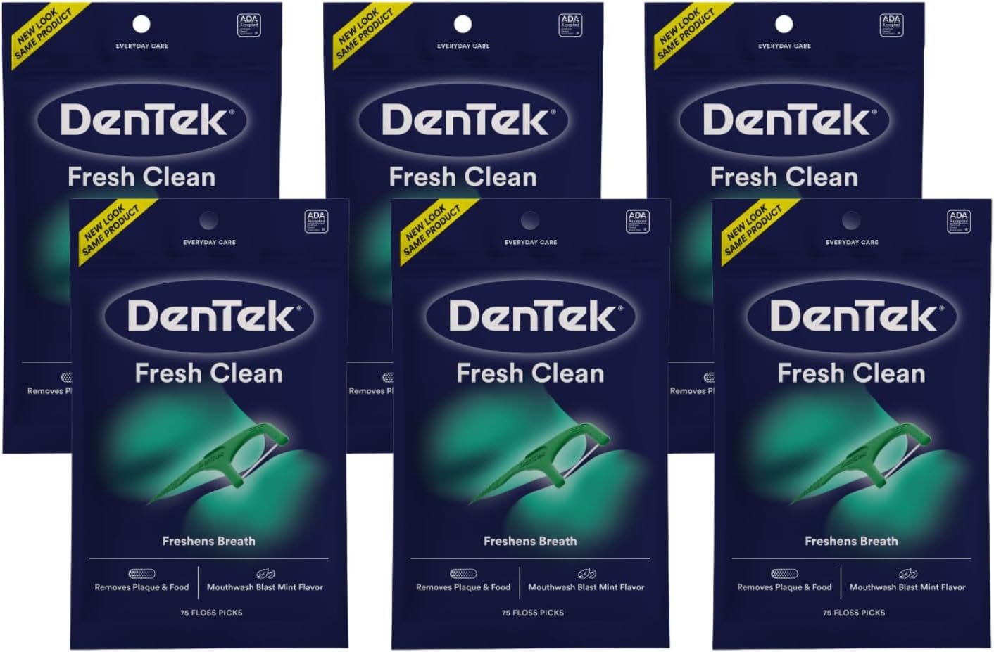 Amazon.com : DenTek Complete Clean Floss Pick, 75 Count : Health ...