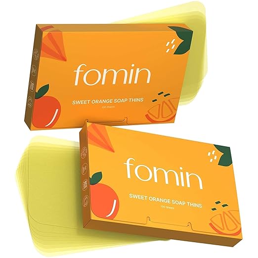 Amazon.com : FOMIN - Antibacterial Paper Soap Sheets for Hand Washing ...