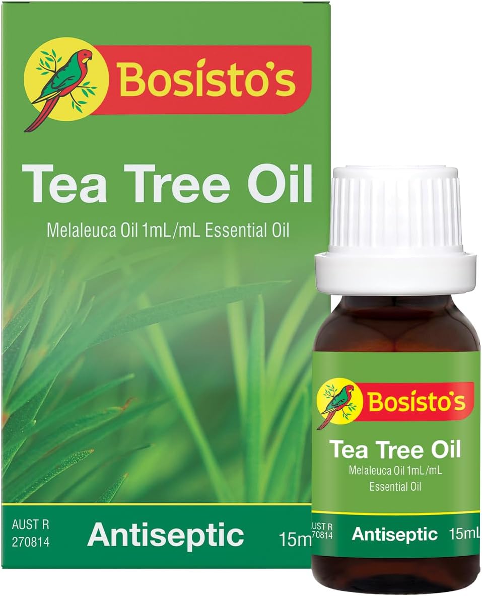 Bosisto's Tea Tree Oil 100mL - 100% Natural Melaleuca Oil, Antiseptic ...