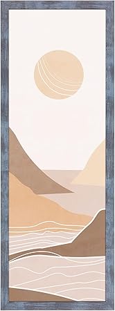 Amazon.com - JDZIVTOP 8x24 Frame Rustic Blue, 24x8 Picture Poster Frame ...