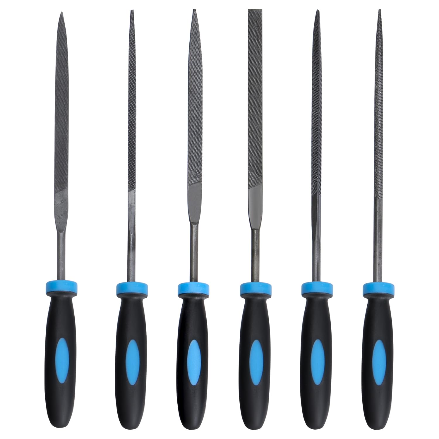 Acooruiteng Metal File Set Professional File Set 6 Pcs Metal Files for ...