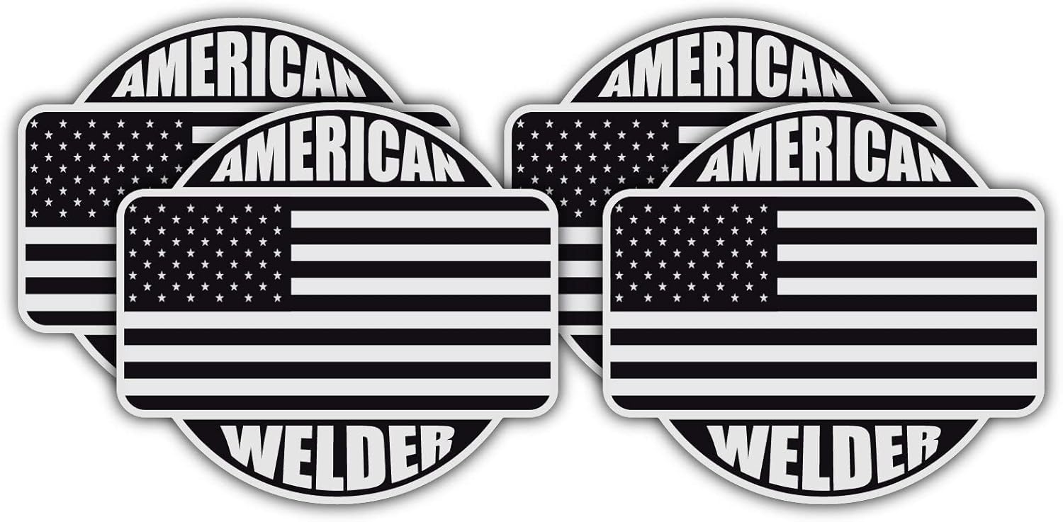 Amazon.com: American Welder Hard Hat Sticker | Helmet Decal Label Lunch ...