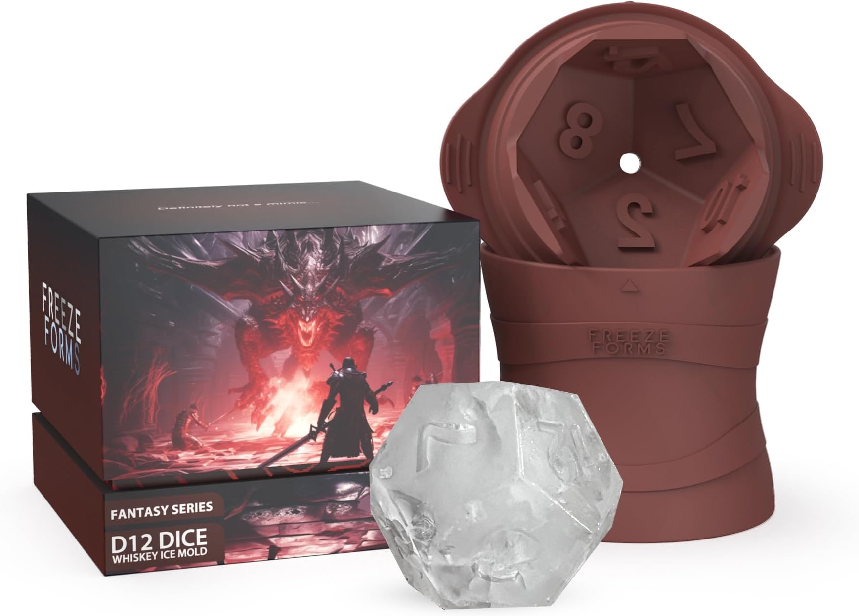 Amazon.com: Nax Caki D20 Dice Ice Mold, DND Gamer Gifts for Men Women ...