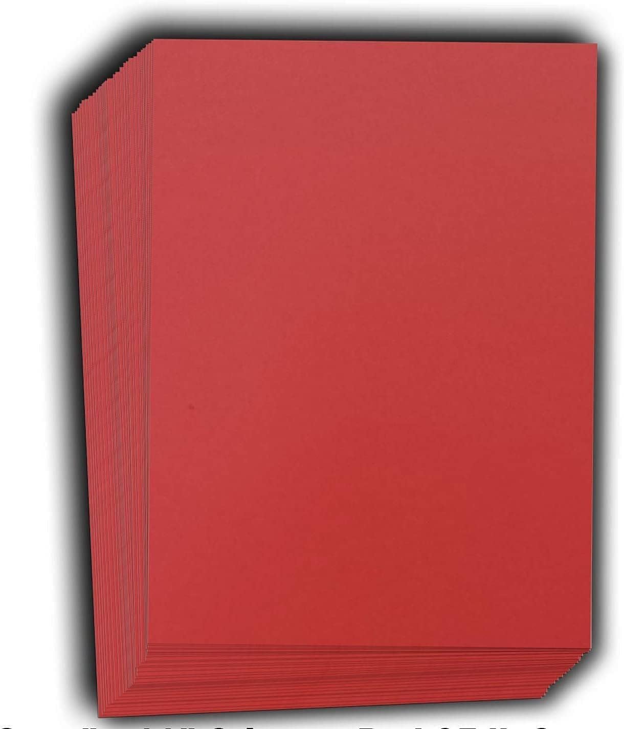 Amazon.com : Hamilco Colored Cardstock Paper 11" x 17" Crimson Red ...