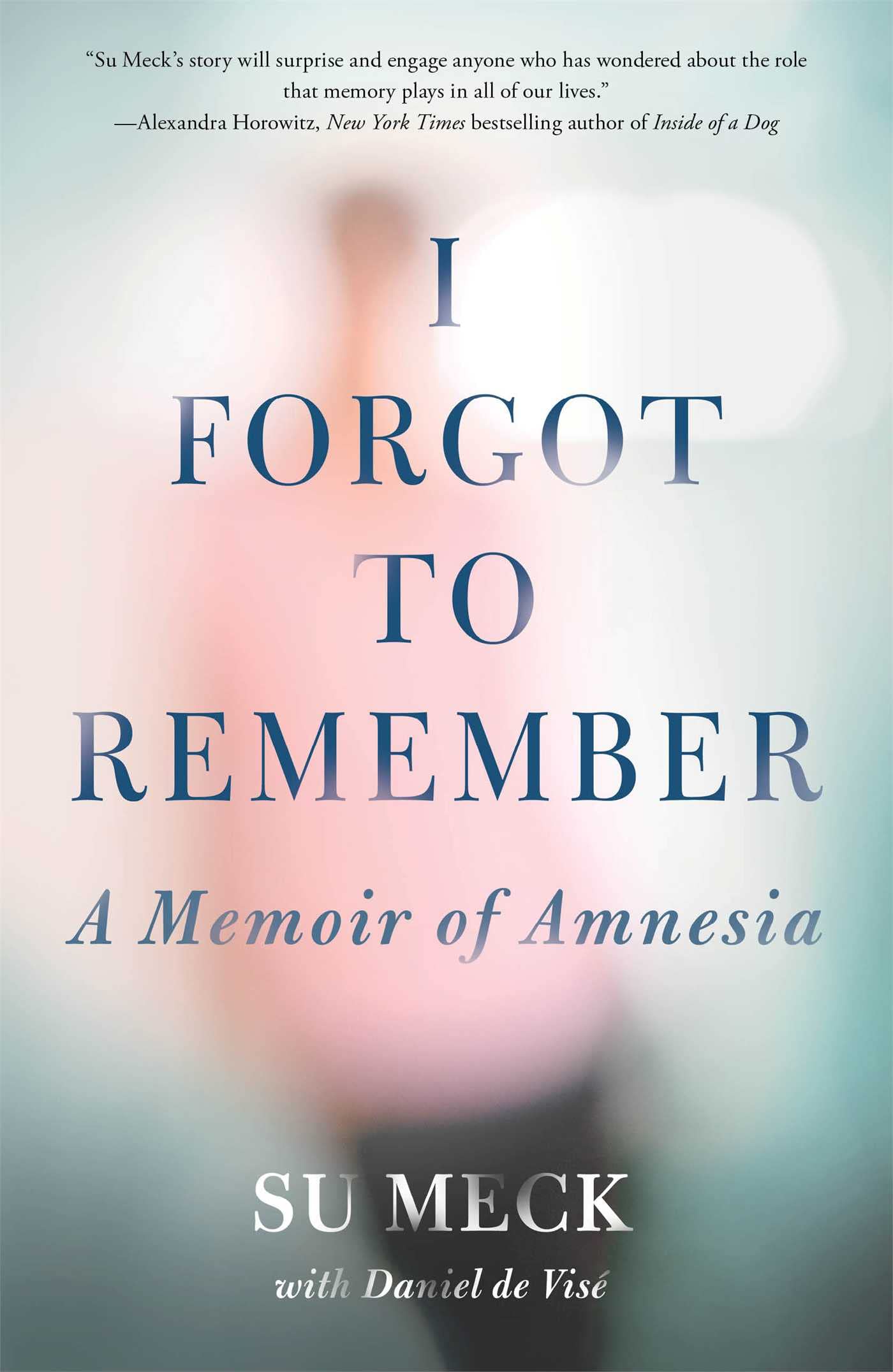 I Forgot to Remember: A Memoir of Amnesia: Meck, Su, de Visé, Daniel ...
