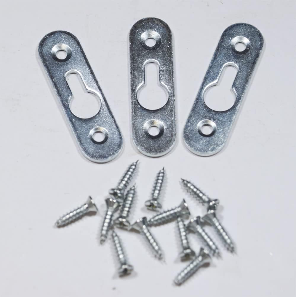 Premium Quality Key Hole Hanger 10 Pack With 3/8" x 4 Gauge Flat Head ...