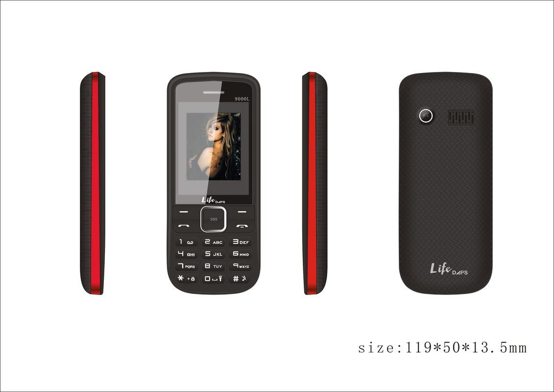 Daps 9000 Feature Gfive Keypad Mobile Phone with Dual Sim (Red, 1.8 ...