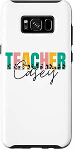 Amazon.com: Galaxy S8+ Custom School Teacher Name Casey Retirement ...