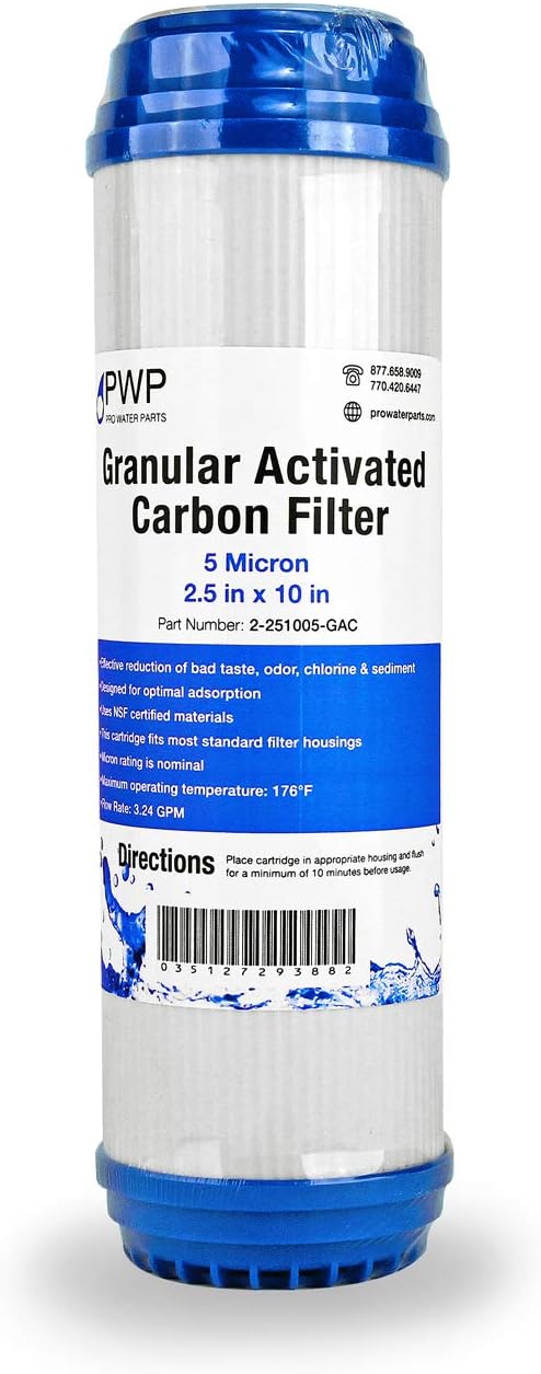WHKF-GAC and WHCF-GAC Compatible 2.5 X 9.75 Inch Granular Activated ...