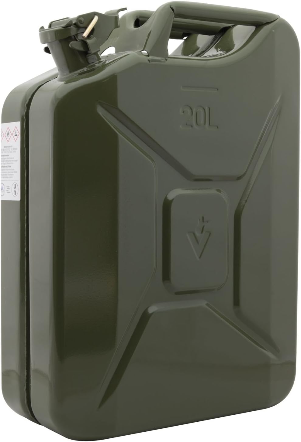 Dönges Tanica per benzina da 20 litri in metallo verde oliva ...