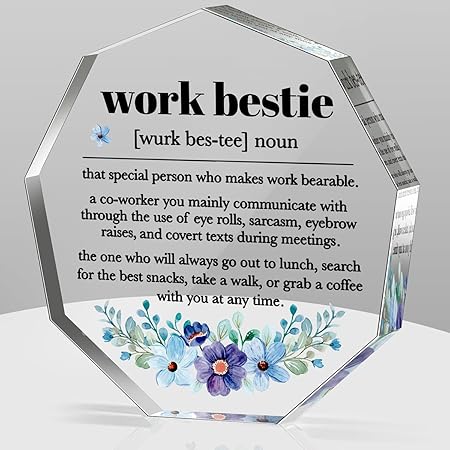 Amazon.com: Work Bestie Gifts Coworkers Leaving Farewell Going Away ...
