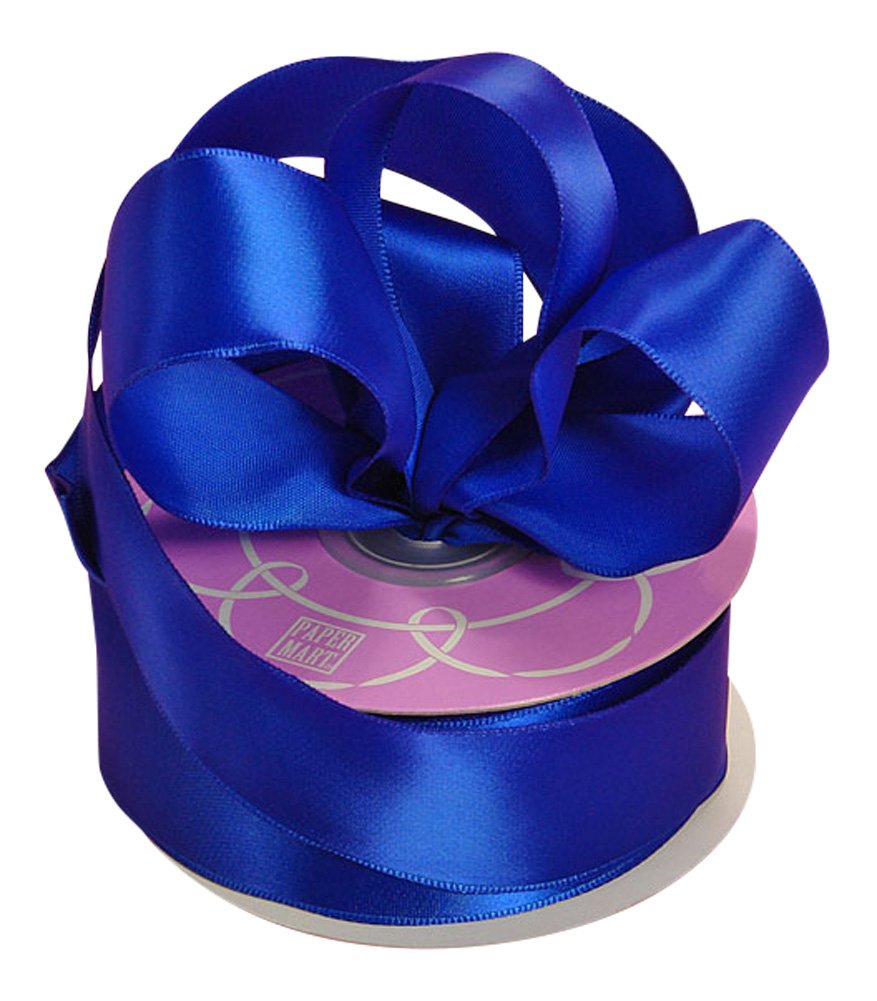 Amazon.com: Royal Blue Wired Satin Ribbon, 1-1/2" X 25Yd
