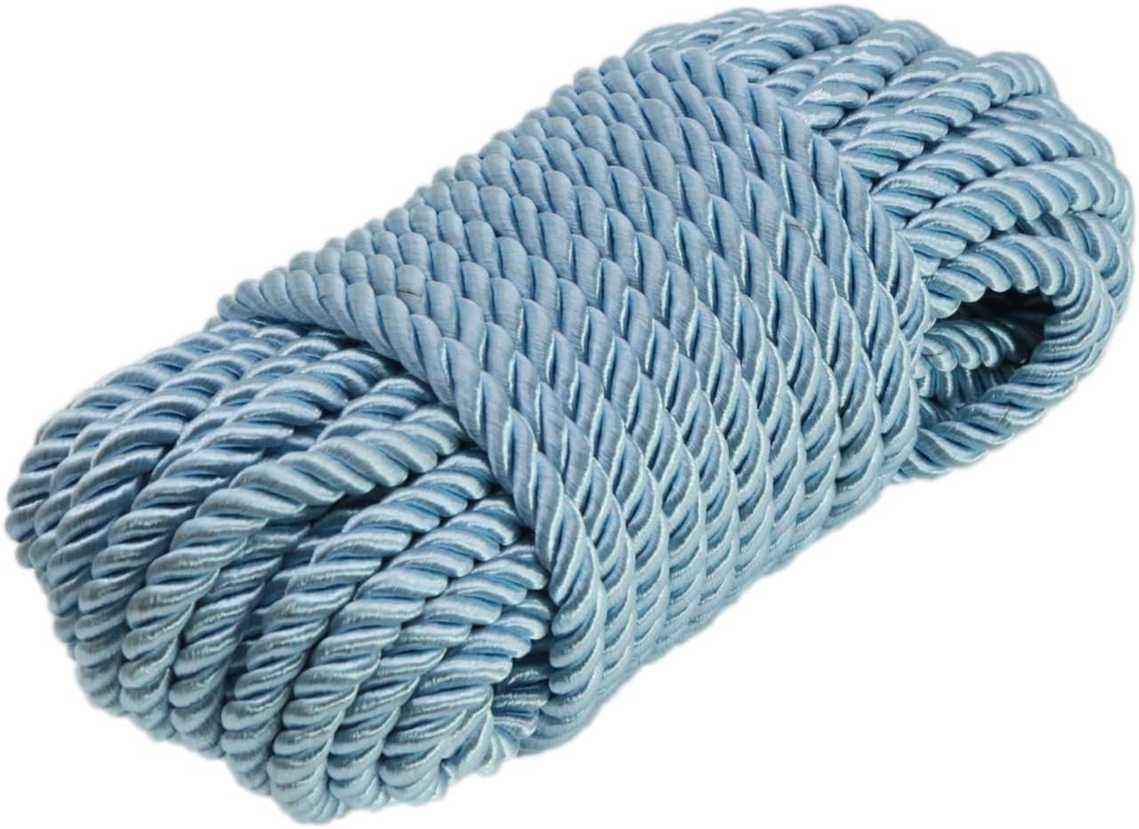 Amazon.com: U Pick 10yds 5mm 3 Braided Cord Decorative Twisted Satin ...