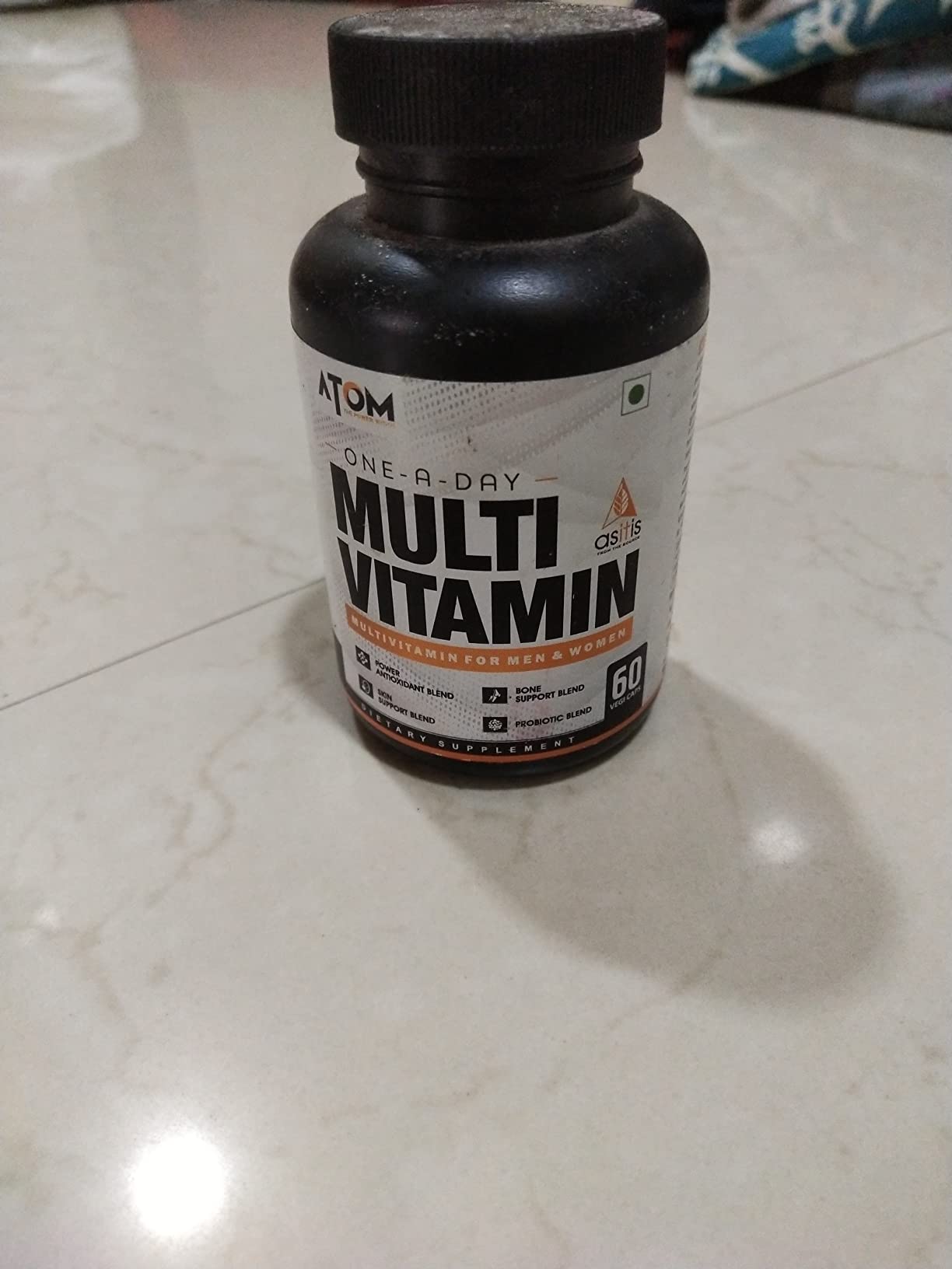 AS-IT-IS Nutrition ATOM Daily Multivitamin for Men & Women, 60 Capsules ...