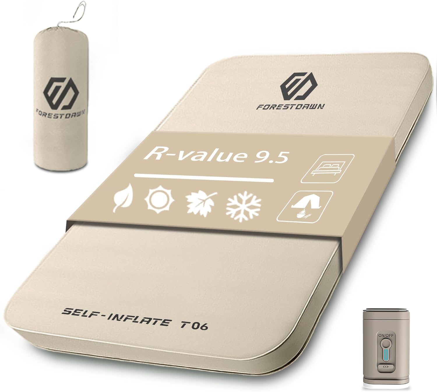 Amazon.com : Self Inflating Foam Sleeping Pad, Thick Camping Air ...