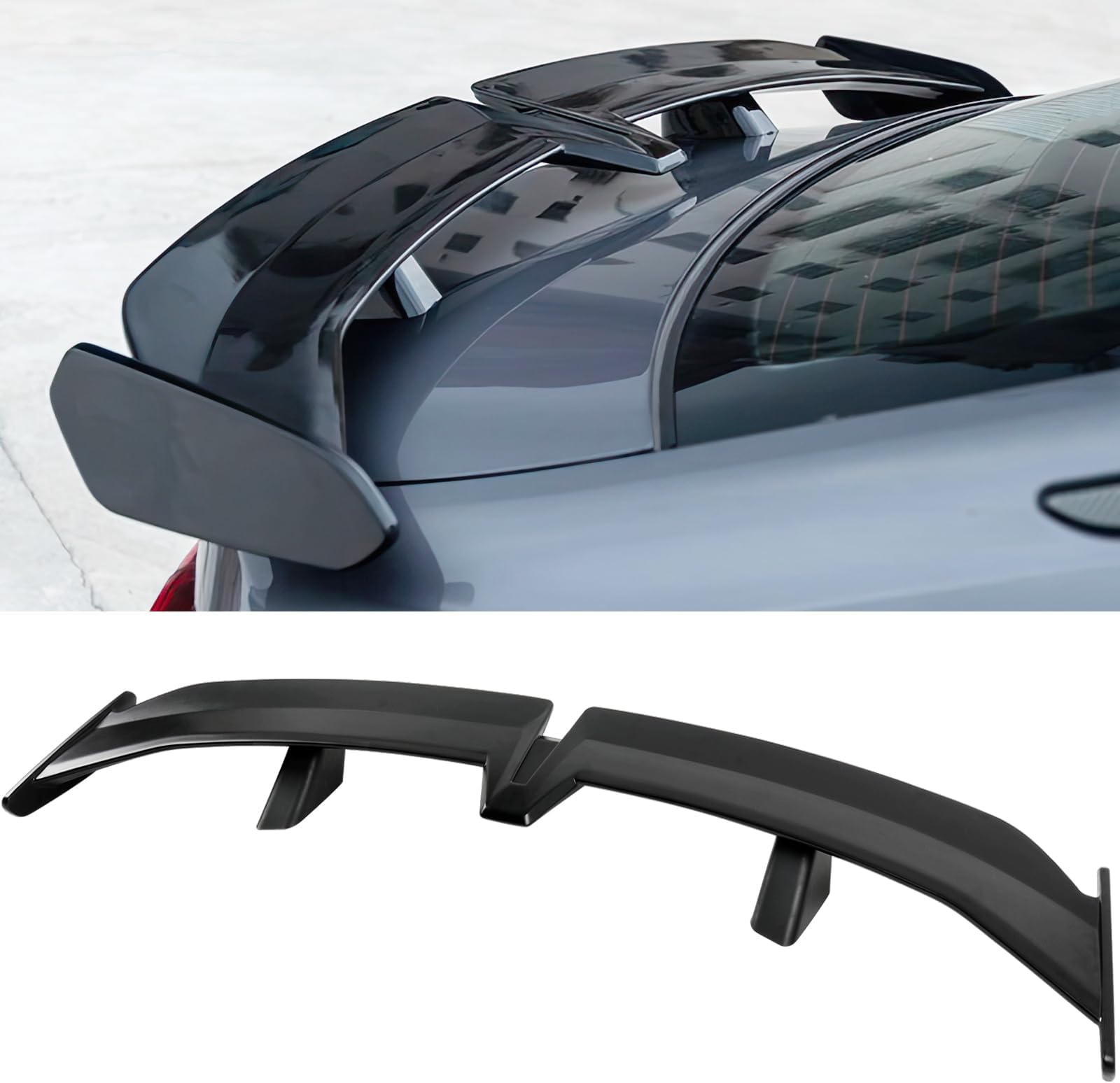 Amazon.com: DREAMOTOR 54 Inch Universal Rear Spoiler, PRO Style Car ...