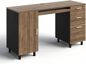 Amazon.com: Modern Design By Crafts & comfort Venice Computer Desk ...