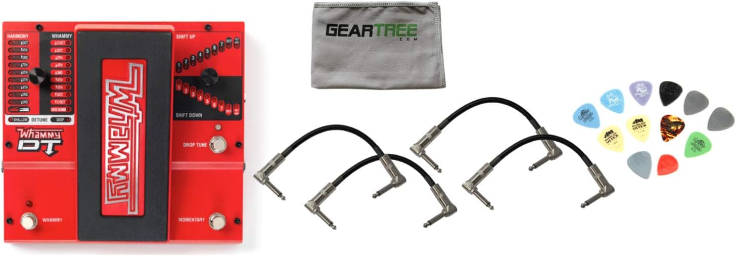 Amazon.com: Digitech Whammy DT Wah Pedal w/Power Supply, 4 Cables, Pick ...