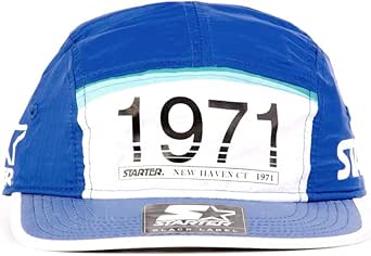 Starter New Haven 1971 5 Panel Cap in Blue/White at Amazon Men’s ...