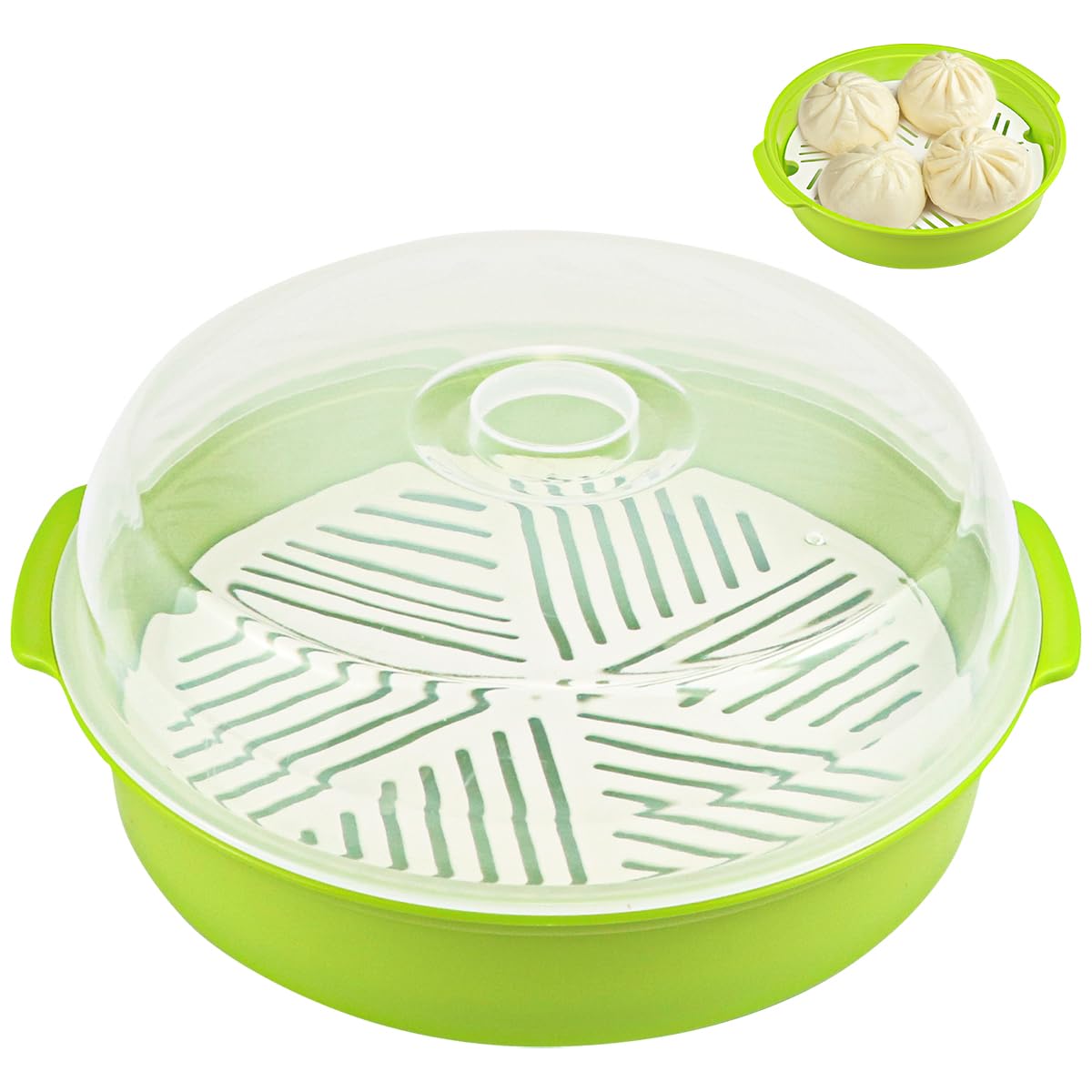 Amazon.com: DOERDO Microwave Steamer for Cooking Microwave Vegetable ...
