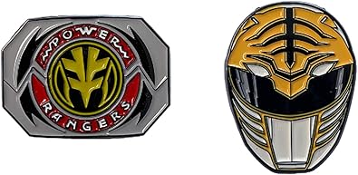 Amazon.com: Power Rangers White Ranger Mask and Emblem Tommy Officially ...
