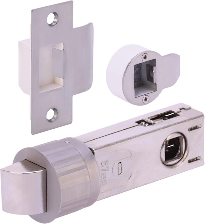 HANDLEZONE® 76mm Passage Bullet Latch, Round Designer Mortice Latch ...