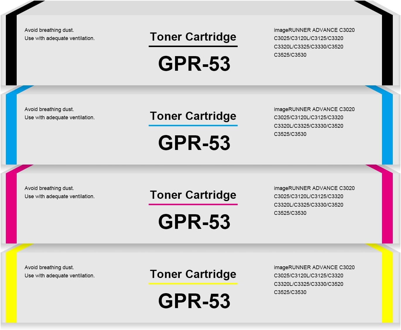 Amazon.com: Remanufactured GPR-53 GPR53 Toner Cartridge Replacement for ...