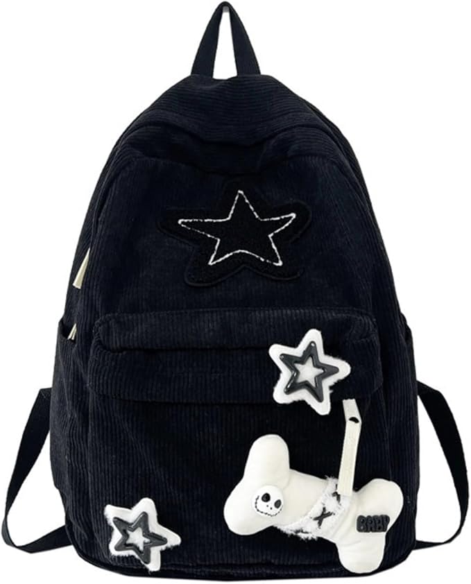 Amazon.com | Cute Backpack with Accessories Star Y2K Kawaii Aesthetic ...