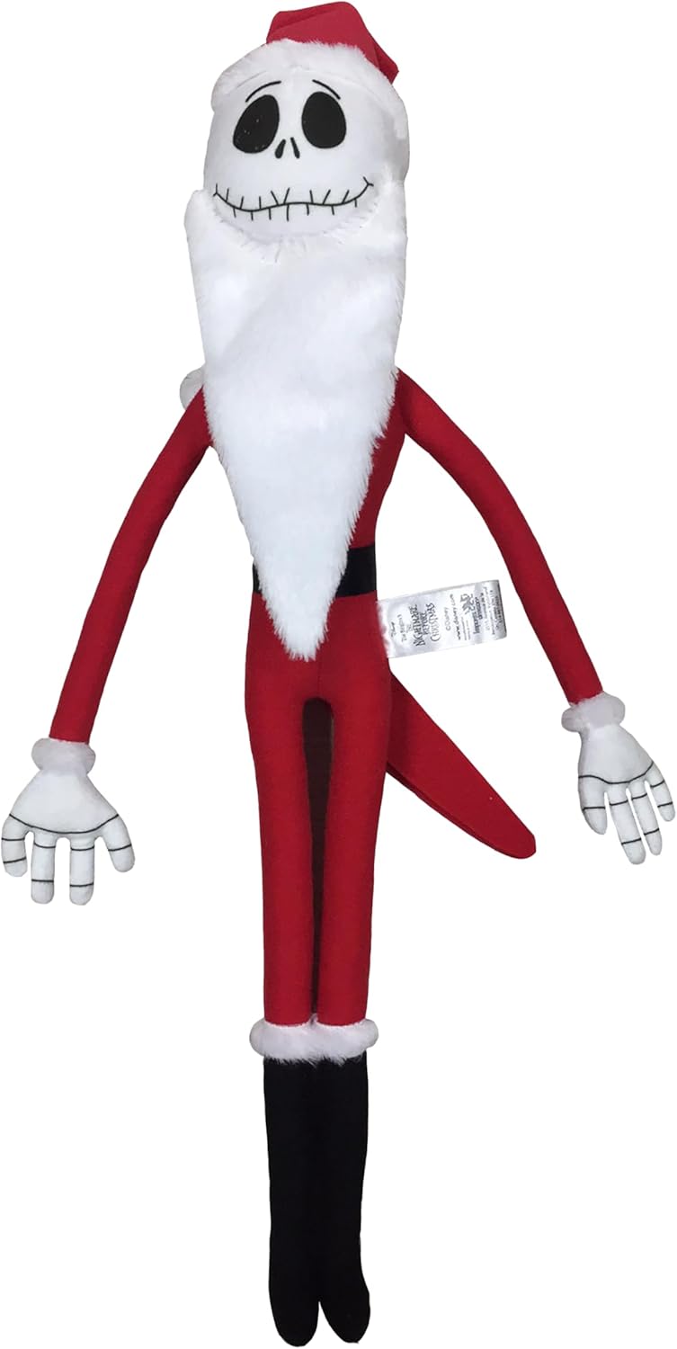Disney Santa Jack Skellington Plush – The Nightmare Before Christmas ...