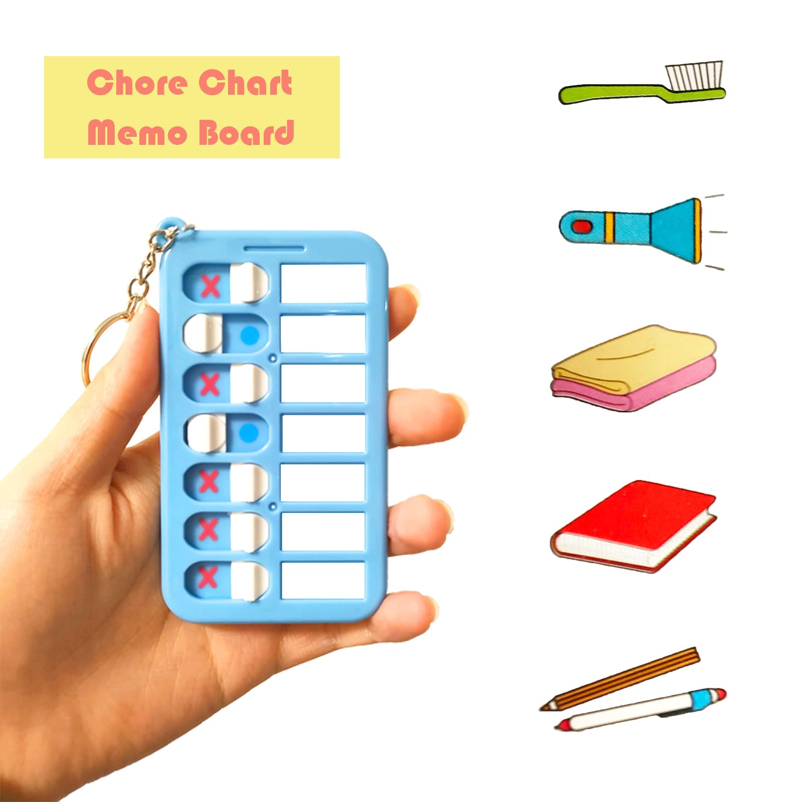 Kids Chore Chart Chores Chart For Kids 3pcs To Do List Checklist Board ...