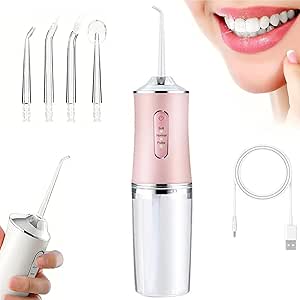 Amazon.com: Advanced Cordless Water Flosser Pro - 4 Jet Tips, Portable ...