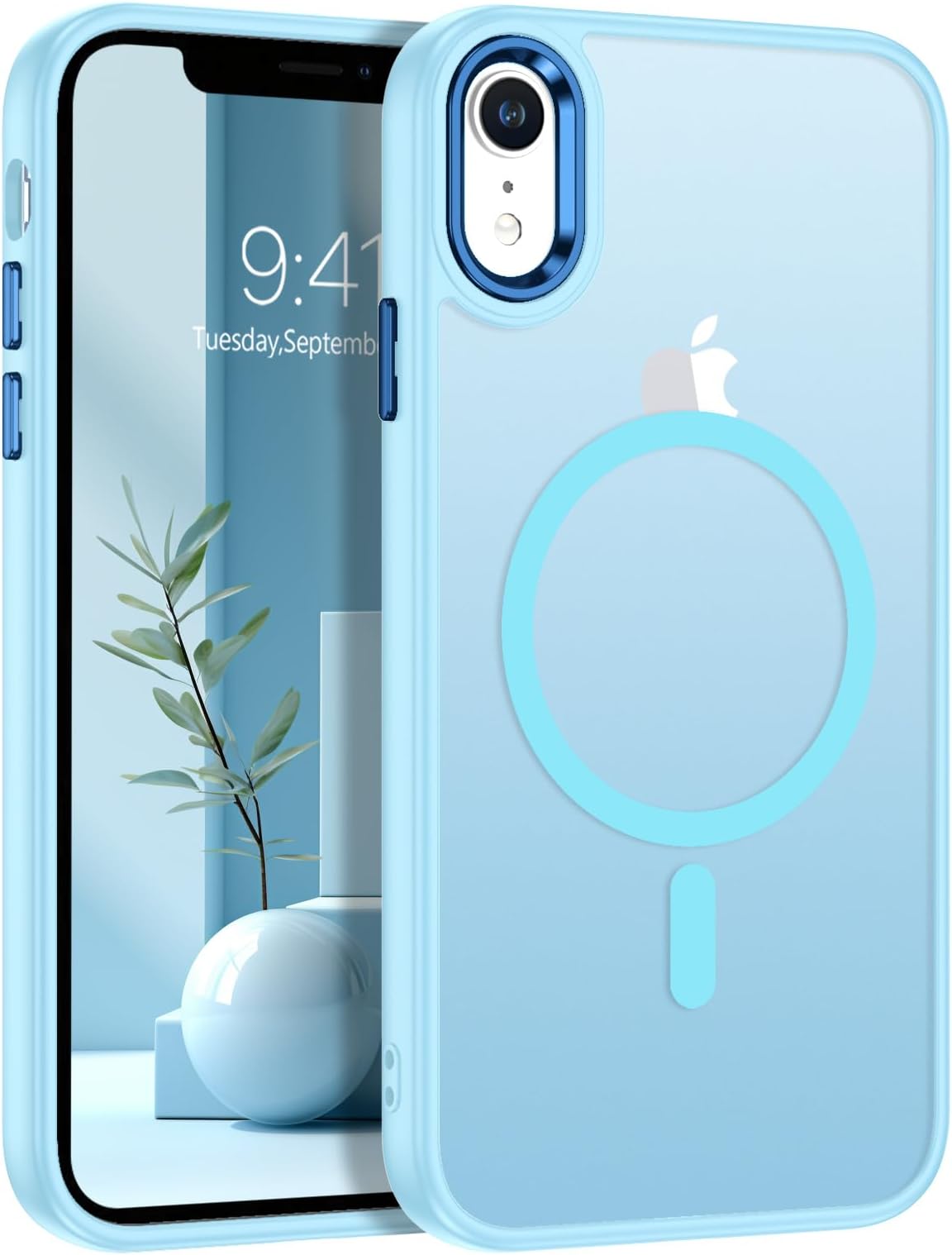 Amazon.com: PinLiSheng Magnetic for iPhone XR Case,Compatible with MagSafe,Military Grade Drop ...