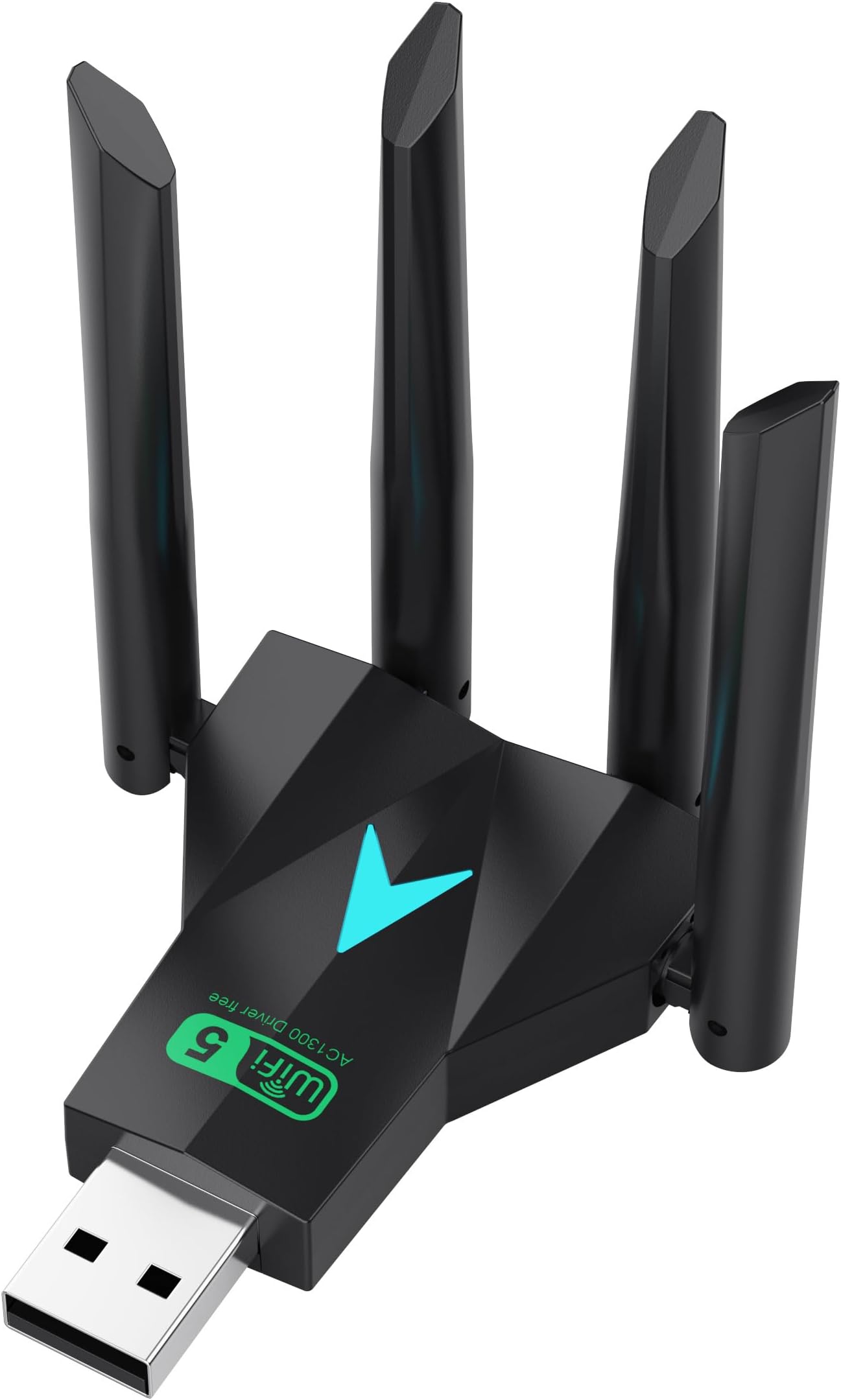 Amazon.com: Wireless WiFi Adapter for PC, 1300Mbps Dual Band 2.4G/5.8G ...