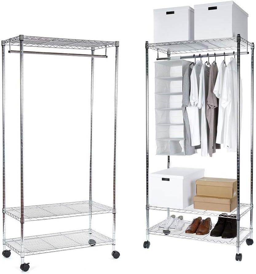 Chrome Heavy Duty Clothes Storage System - Maximise Your Storage Space ...