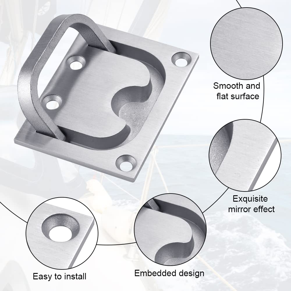 Stainless Steel Flush Hatch Handles Stainless Steel Lifting Ring With