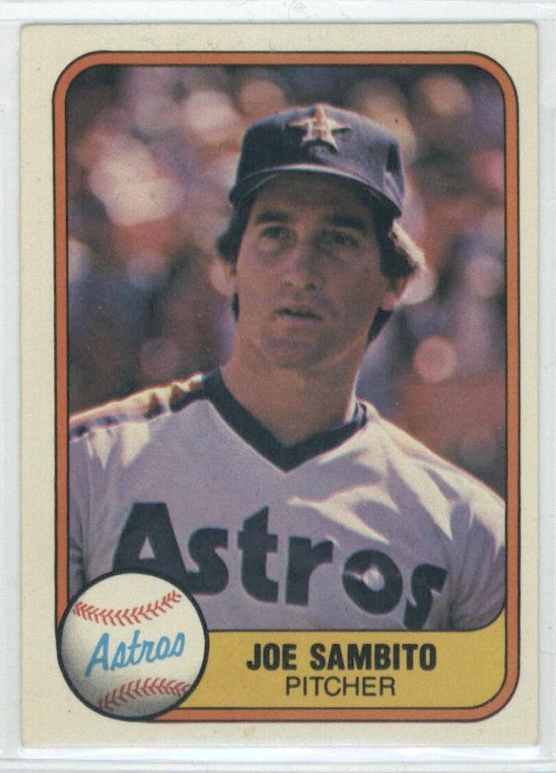 Amazon.com: 1981 Fleer #65 Joe Sambito Houston Astros : Collectibles ...