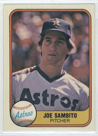 Amazon.com: 1981 Fleer #65 Joe Sambito Houston Astros : Collectibles ...