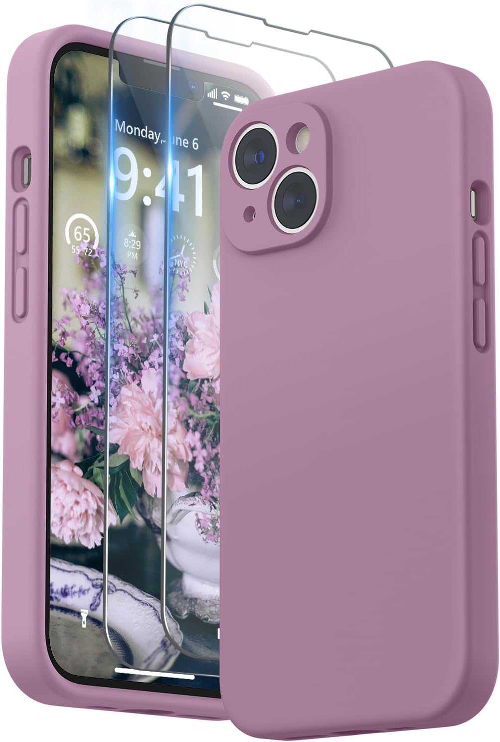 SURPHY Silicone Case Compatible with iPhone 14 Case 6.1 inch (2022 ...