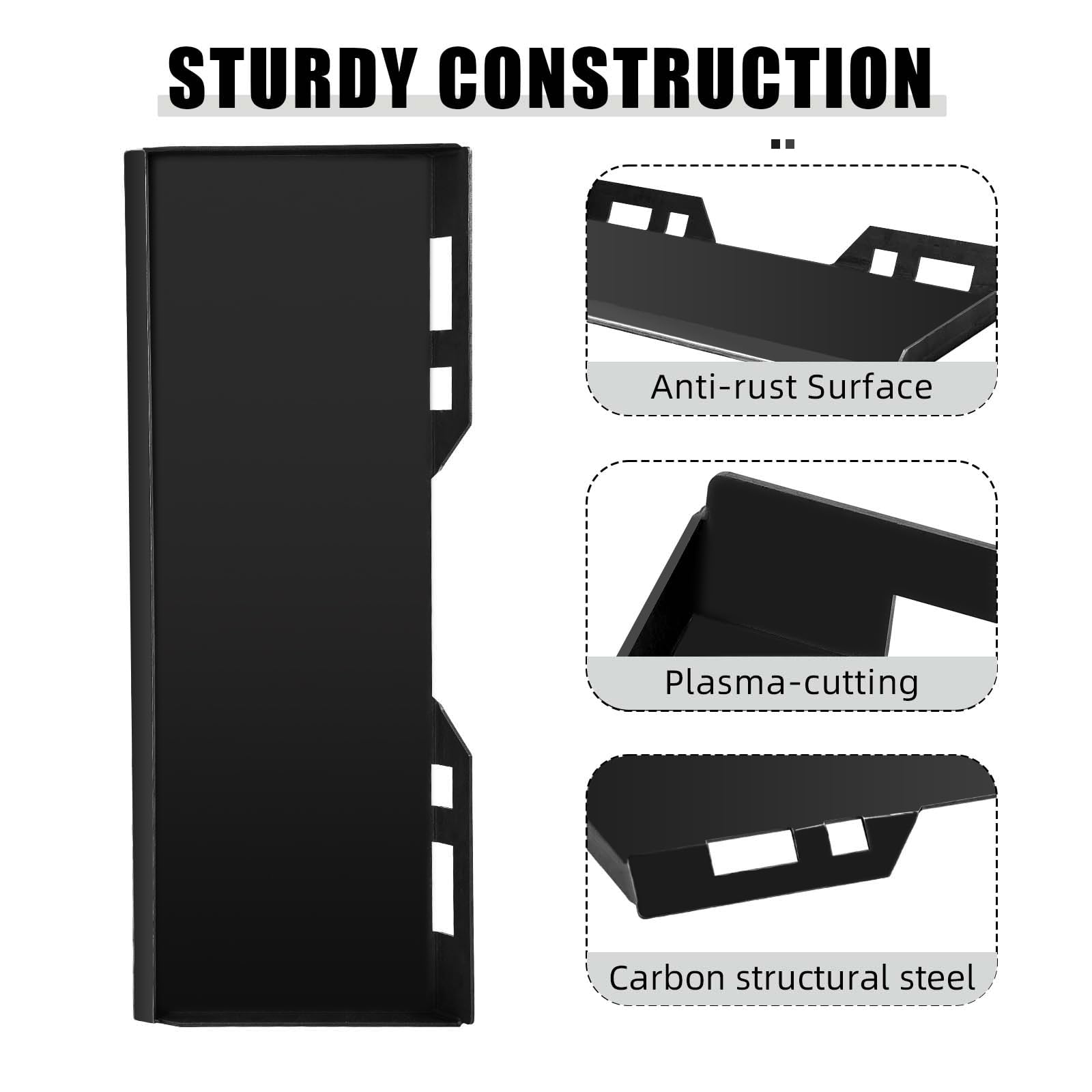 Snapklik.com : 1/4" Thick Universal Quick Attach Mount Plate, Heavy ...