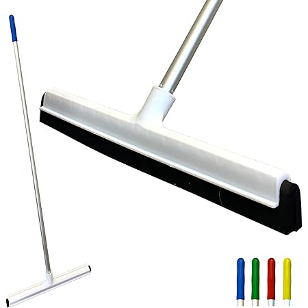 Colour Coded 46cm Floor Squeegee Mop with 120cm Aluminium Handle ...