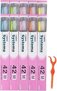 Amazon.co.jp: [Lion] [Dental] DENT.EX systema 42M 10pcs [Toothbrush] [Normal] [Small Head] [Dent ...