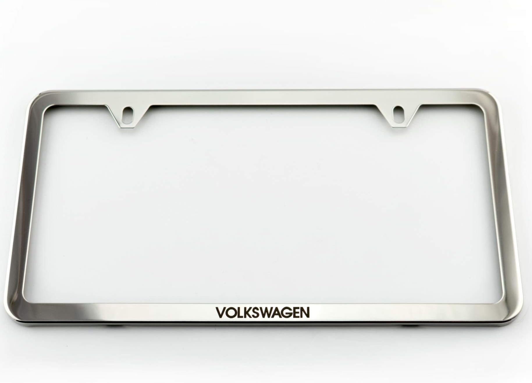 Amazon.com: Volkswagen Genuine VW License Plate Frame - Slim with Logo ...