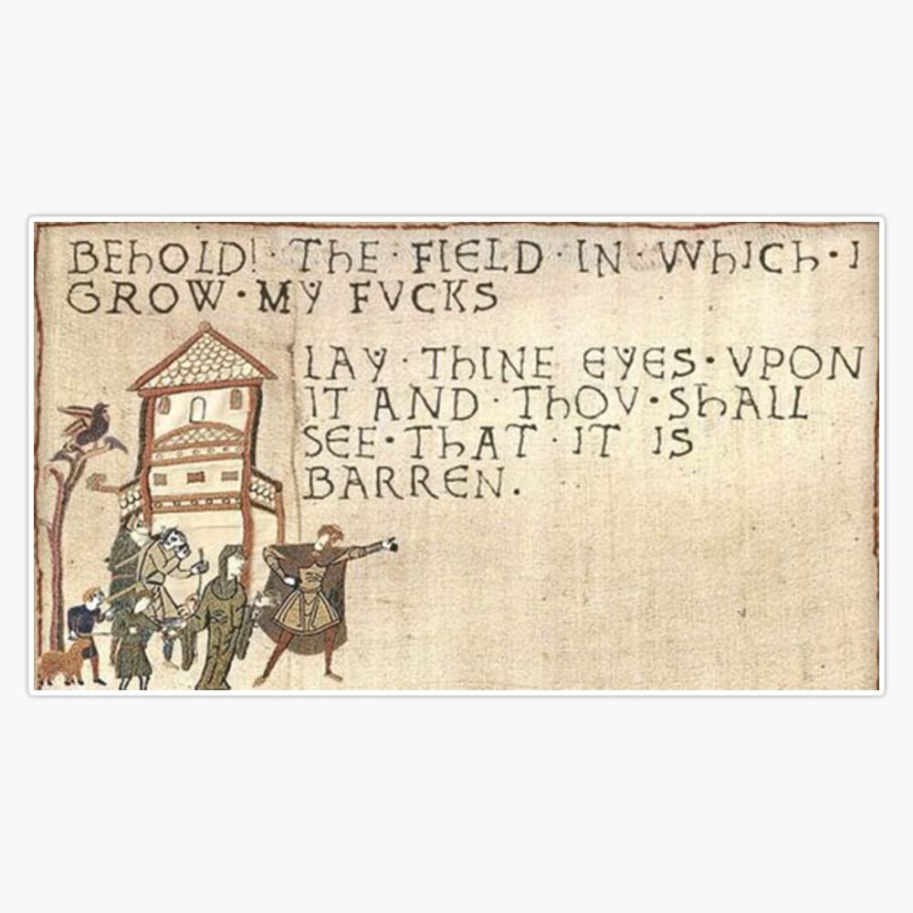 Amazon.com - Behold The Field! Bumper Sticker Vinyl Decal 5 inches