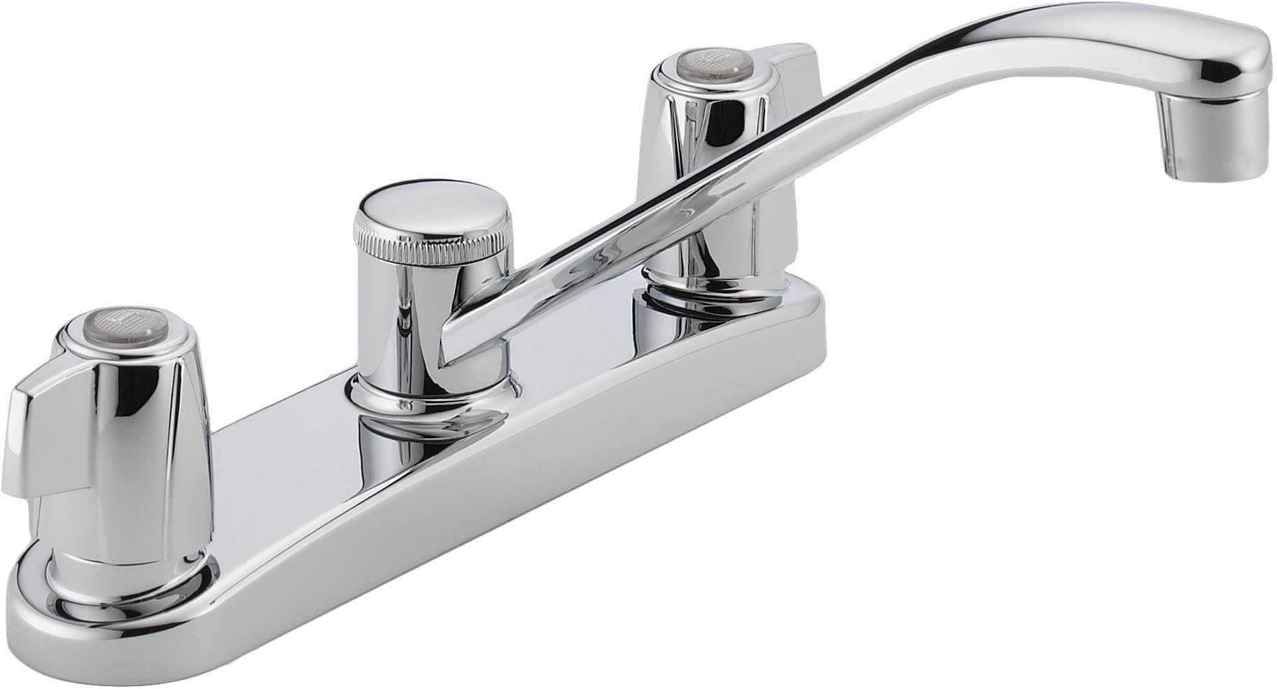 Peerless Faucet P221LF Classic Two Handle Kitchen , Chrome - Touch On ...