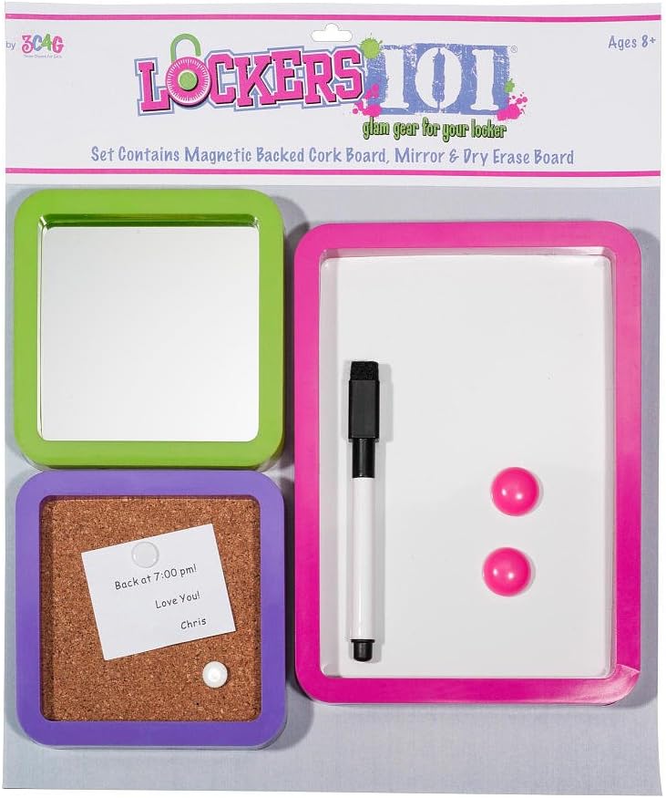 Three Cheers for Girls Lockers 101 Locker Essential Trio Set with Dry ...