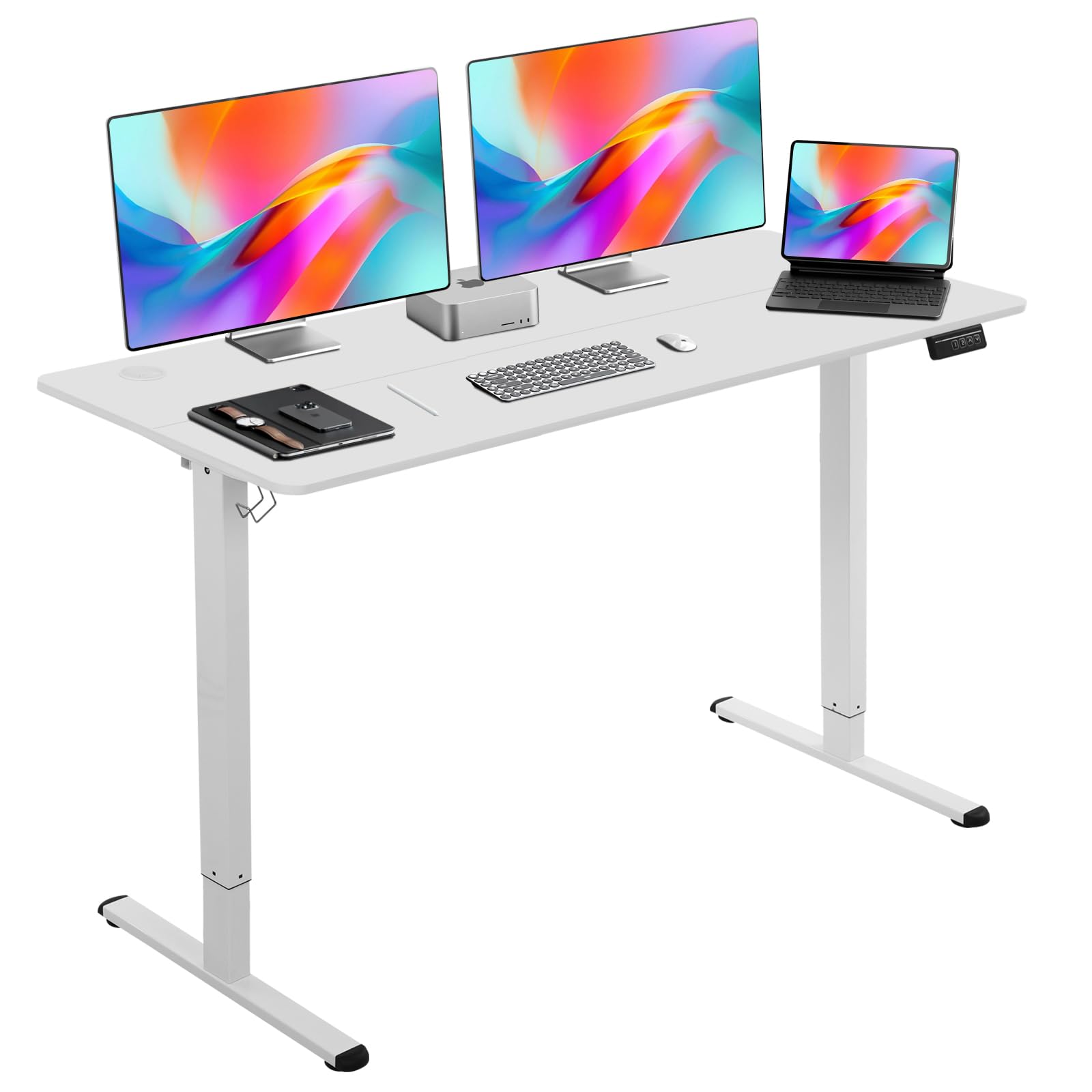 Amazon.com: BLKMTY Electric Standing Desk Adjustable Height Computer ...